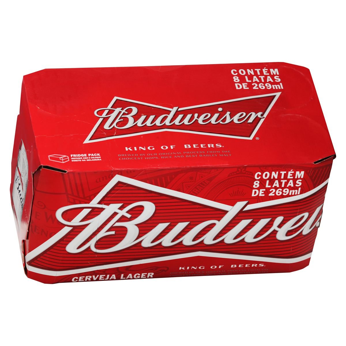 Cerveja Budweiser American Lager 269ml Lata Pack C/8 | Pão de Açúcar