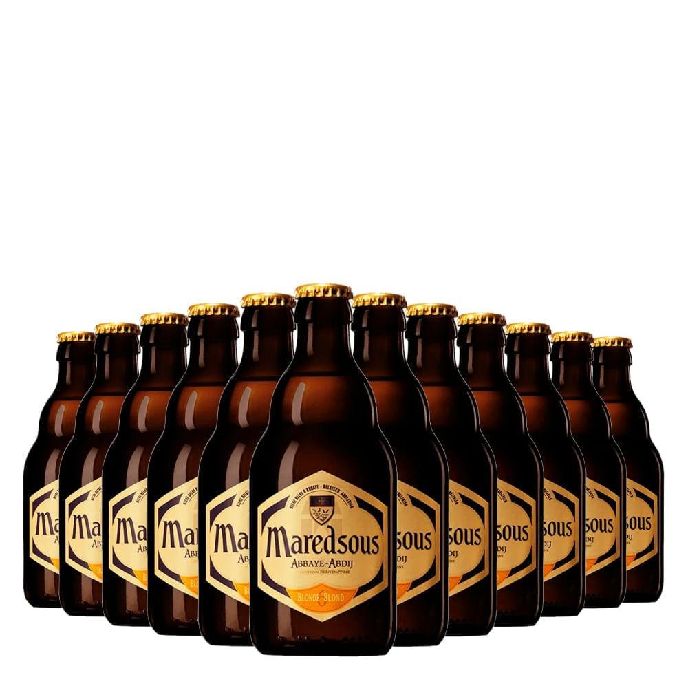 Kit Cerveja Maredsous 6 Blond Gf 330ml 12 Unidades | Pão de Açúcar